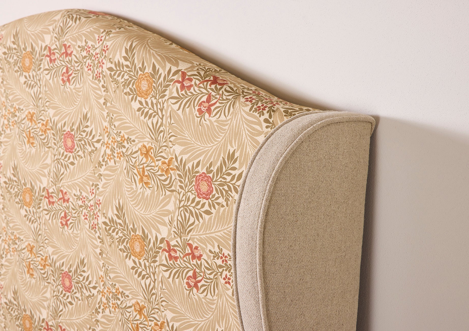 Luxury Upholstered Woodburn Headboard | Made in the UK for Floks